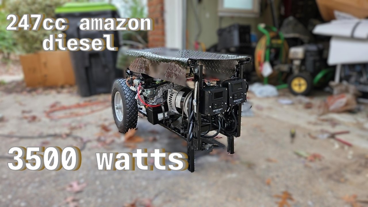 Homemade Diesel Generator | DIY Build - YouTube