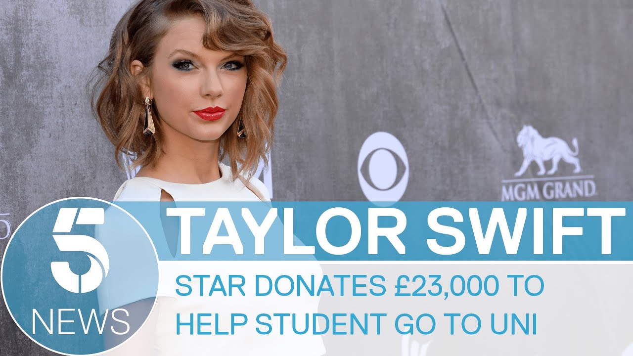 Taylor Swift’s £23,000 gift helps student take up degree | 5 News - YouTube