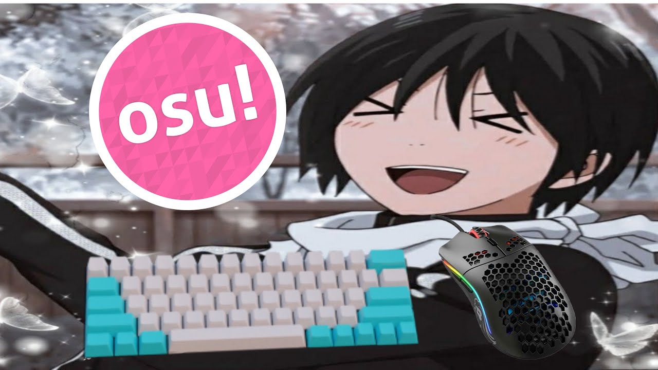 The life of a keyboard and mouse osu! player - YouTube