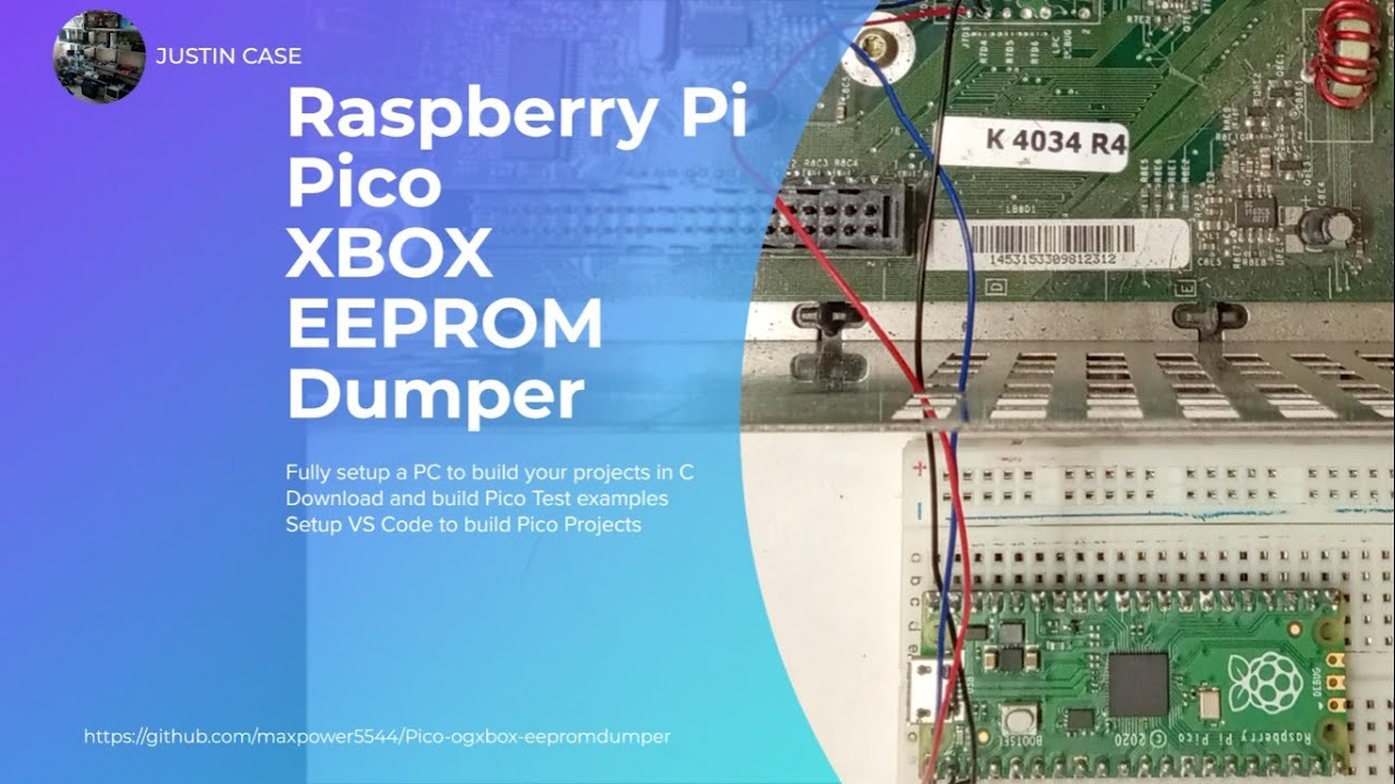 Raspberry Pi Pico Xbox Eeprom Dumper Quick And Easy Youtube
