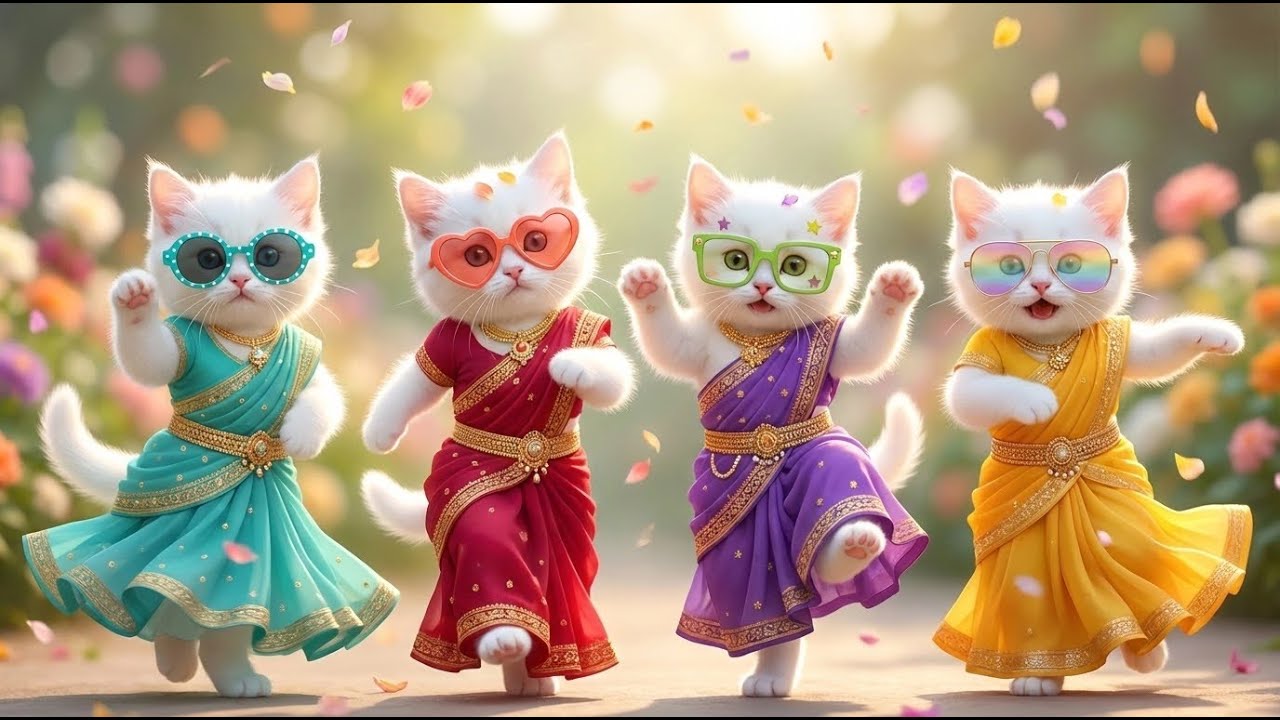 Adorable AI Cats Dancing 😂 Cute & Funny Cat Video #funny #dancingcat # ...