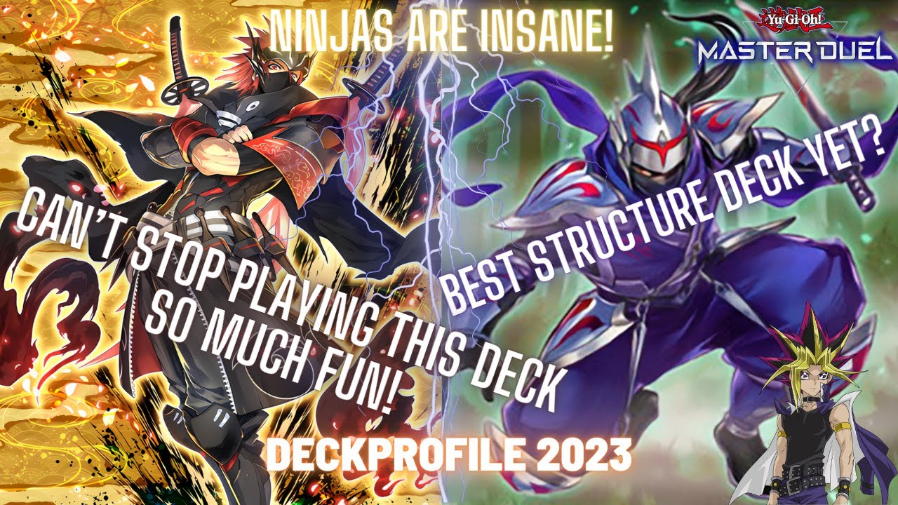 Best structure deck yet?! Crush meta with Ninjas! Deckprofile 2023 ...