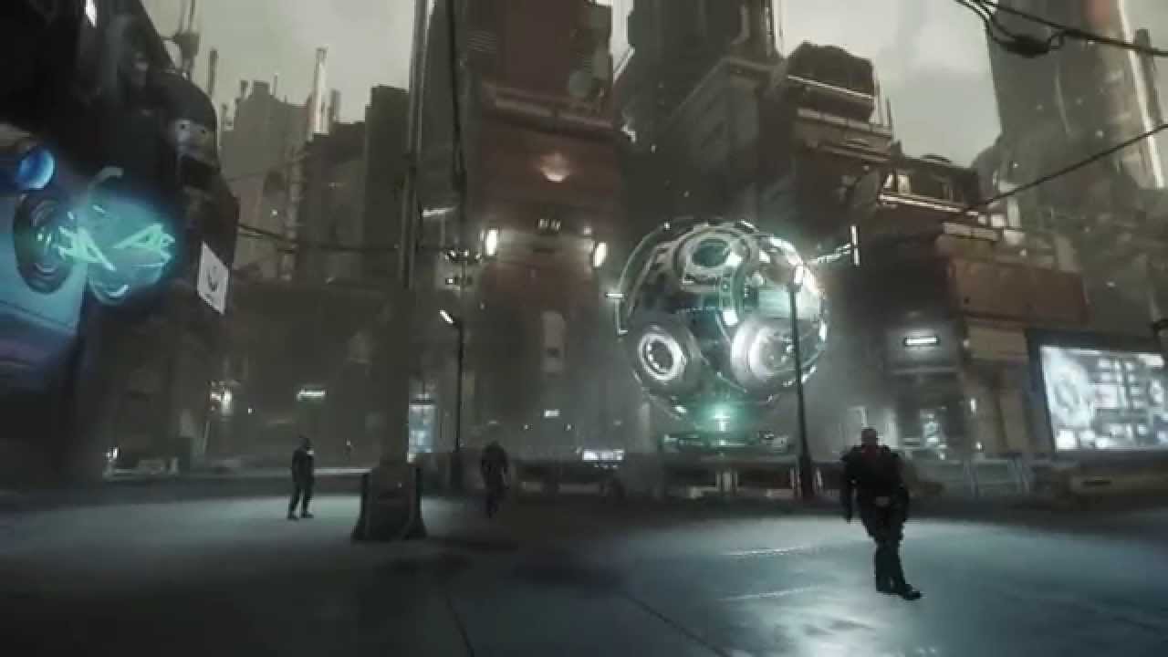 Exploring a City in Star Citizen! - YouTube