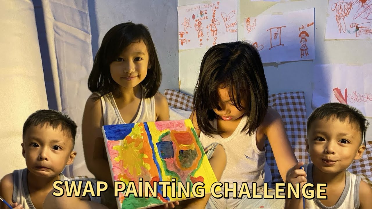 PAINTING SWAP CHALLENGE - YouTube