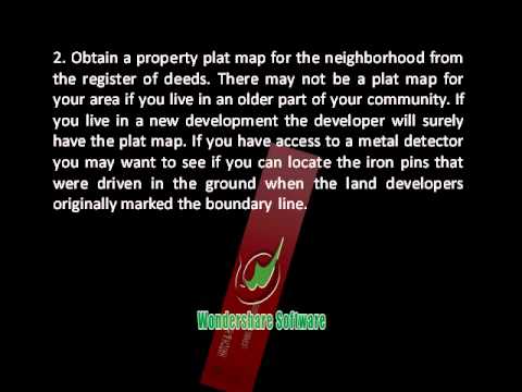 How to Correct Residential Property Boundary Lines - YouTube