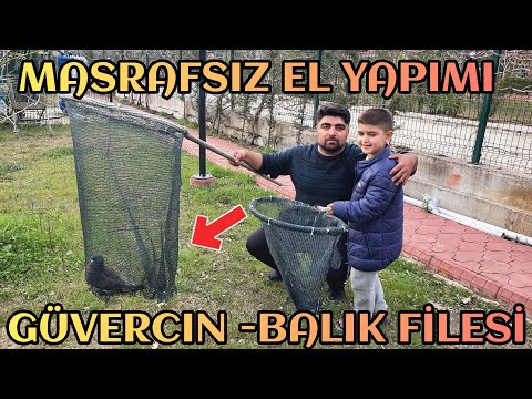 Masrafsız El Yapımı Güvercin  Filesi İle Sizde Güvercinlerinizi Yakalayınnn
