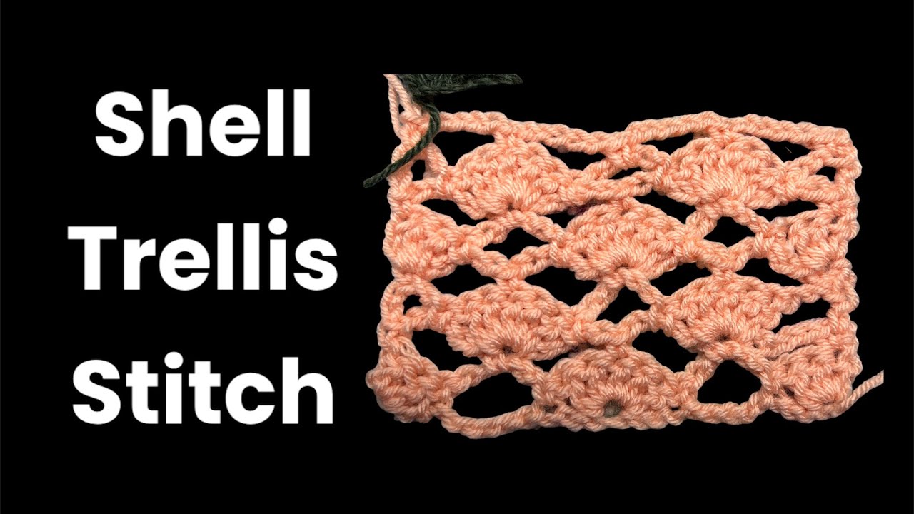 Crochet // Shell Trellis Sitch - YouTube