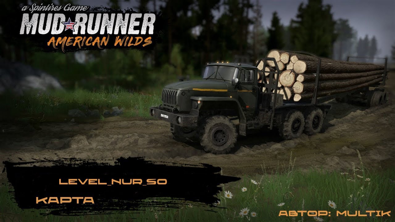 MudRunner "level_nur_so" от Multik, Nikolai, Andrey40rus (часть 2) - YouTube