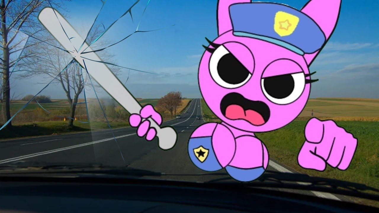 Get Out of the Car NOW!!! PINKI POLICE is Furious at my littering ...