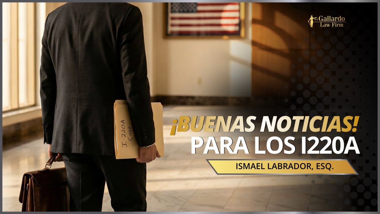Buenas Noticias para los i220A: El Abogado Mark Prada Brilla en Defensa ...