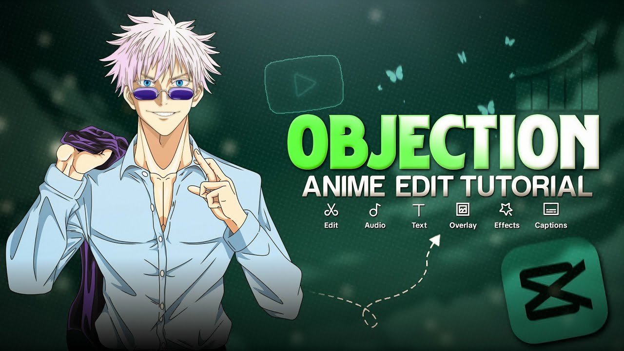 Objection Edit Tutorial On 👍 Capcut | Anime Edit Part 2 ...