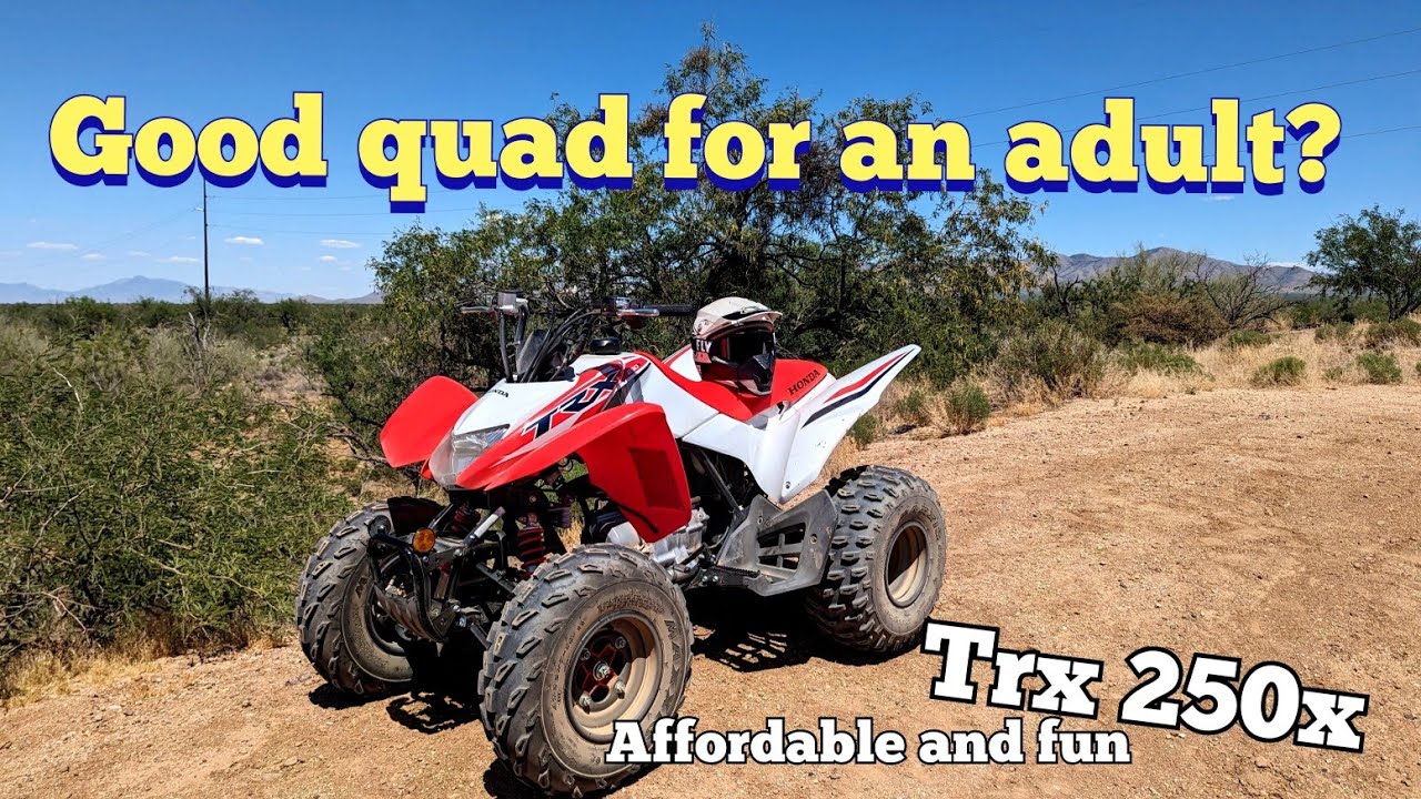 Honda Trx 250X test ride for an adult rider - ride review- all you need ...