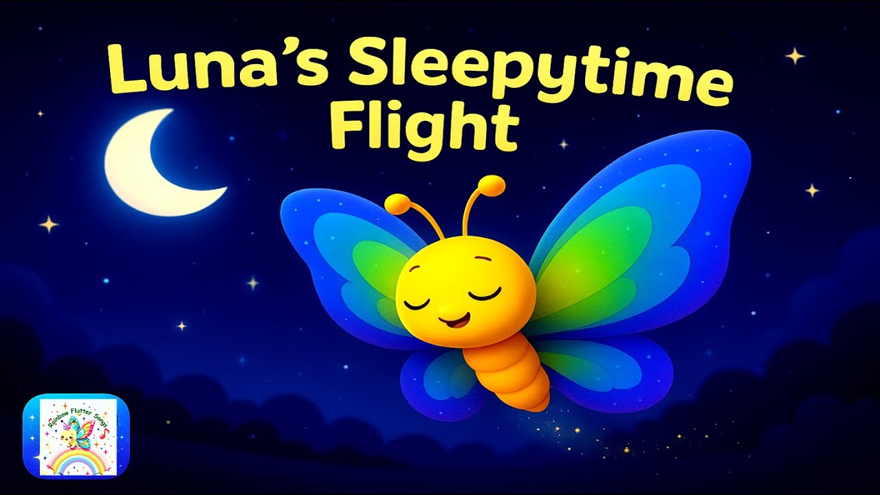 Luna’s Sleepytime Flight 🦋🌙 | Gentle 3D Bedtime Story for Kids ...