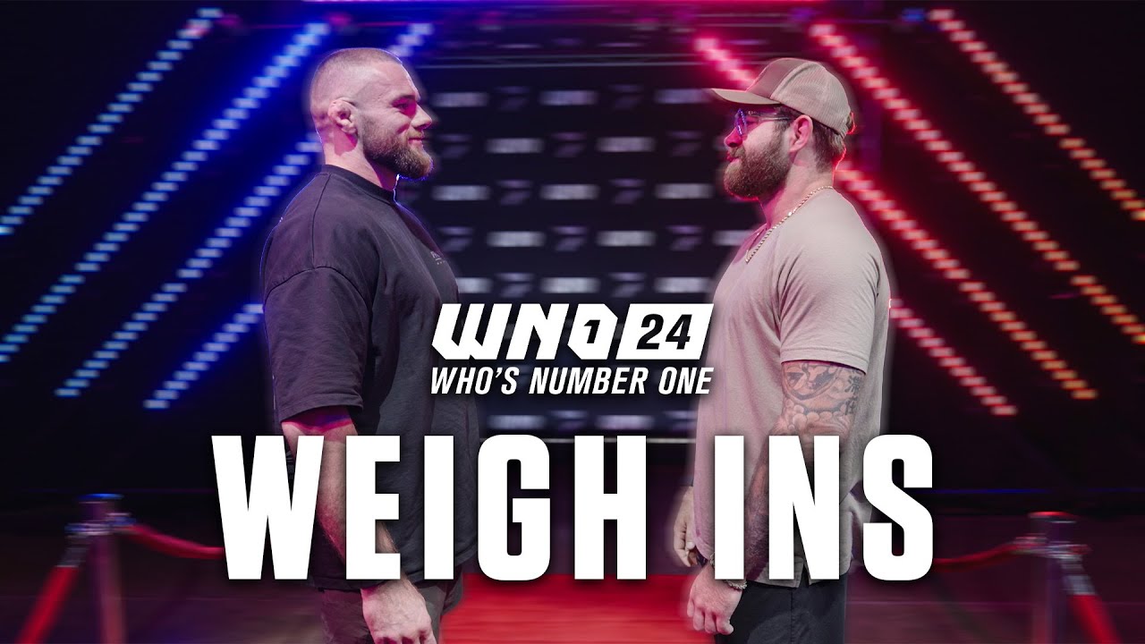 The Official Weigh Ins For WNO 24: Gordon Ryan vs Josh Saunders - YouTube