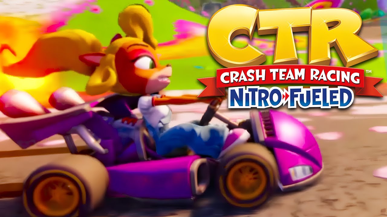 Time Trial in Coco's Park - Crash Team Racing Nitro-Fueled - YouTube