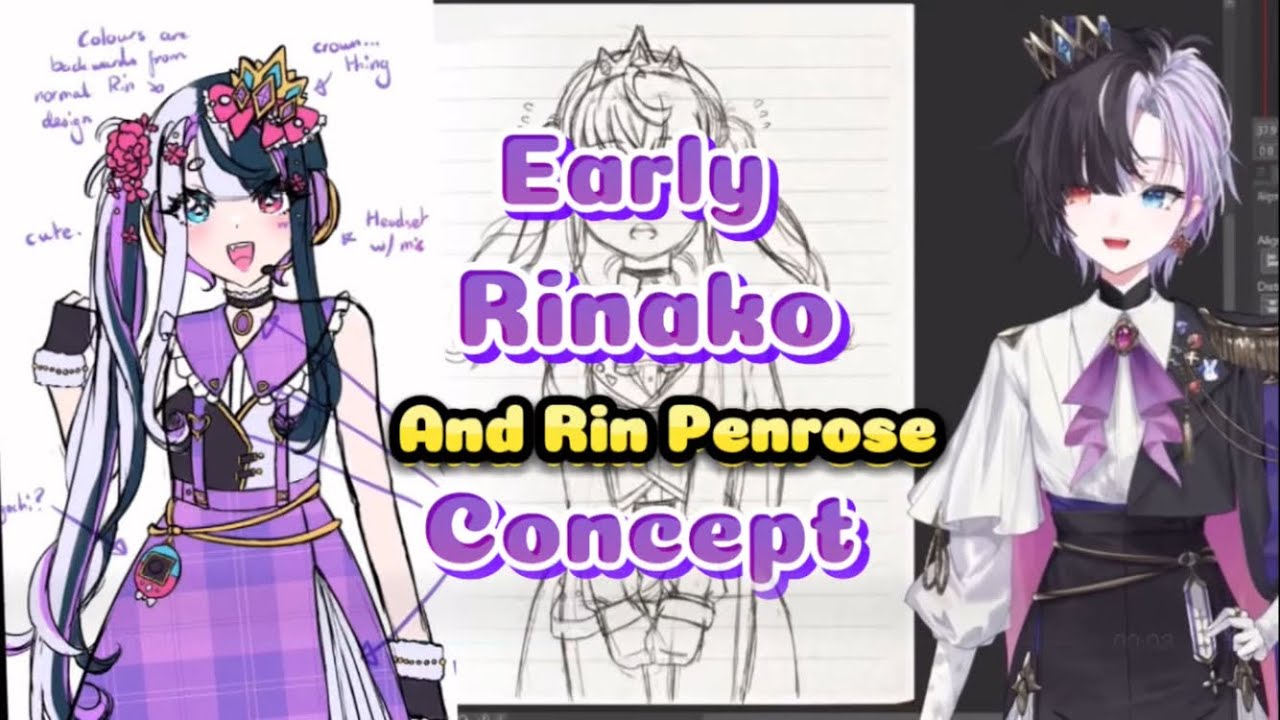 Rin Penrose shows off Rinako concept art - YouTube