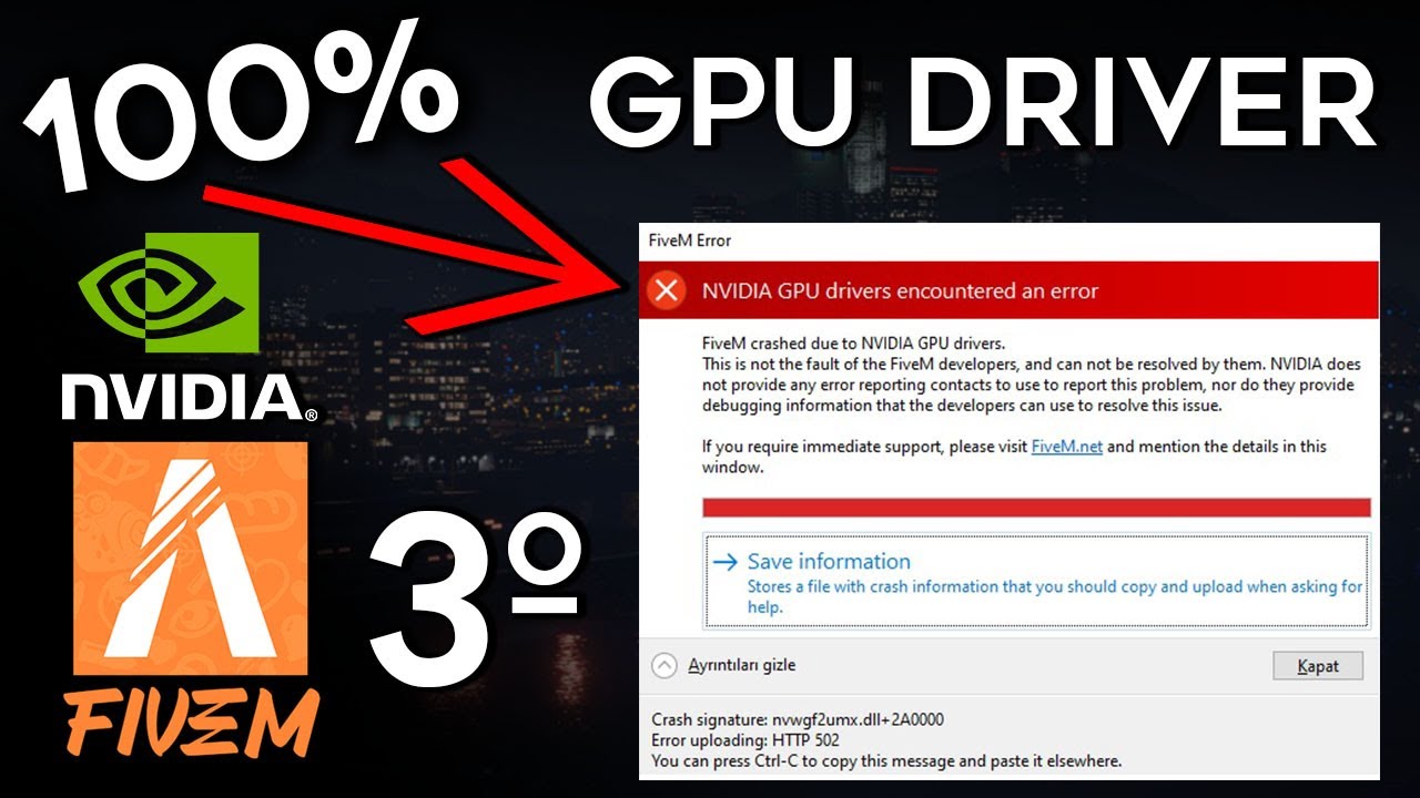 FIVEM GPU 100% NVIDIA DRIVER [TERCEIRA SOLUÇÃO - PT BR] - YouTube