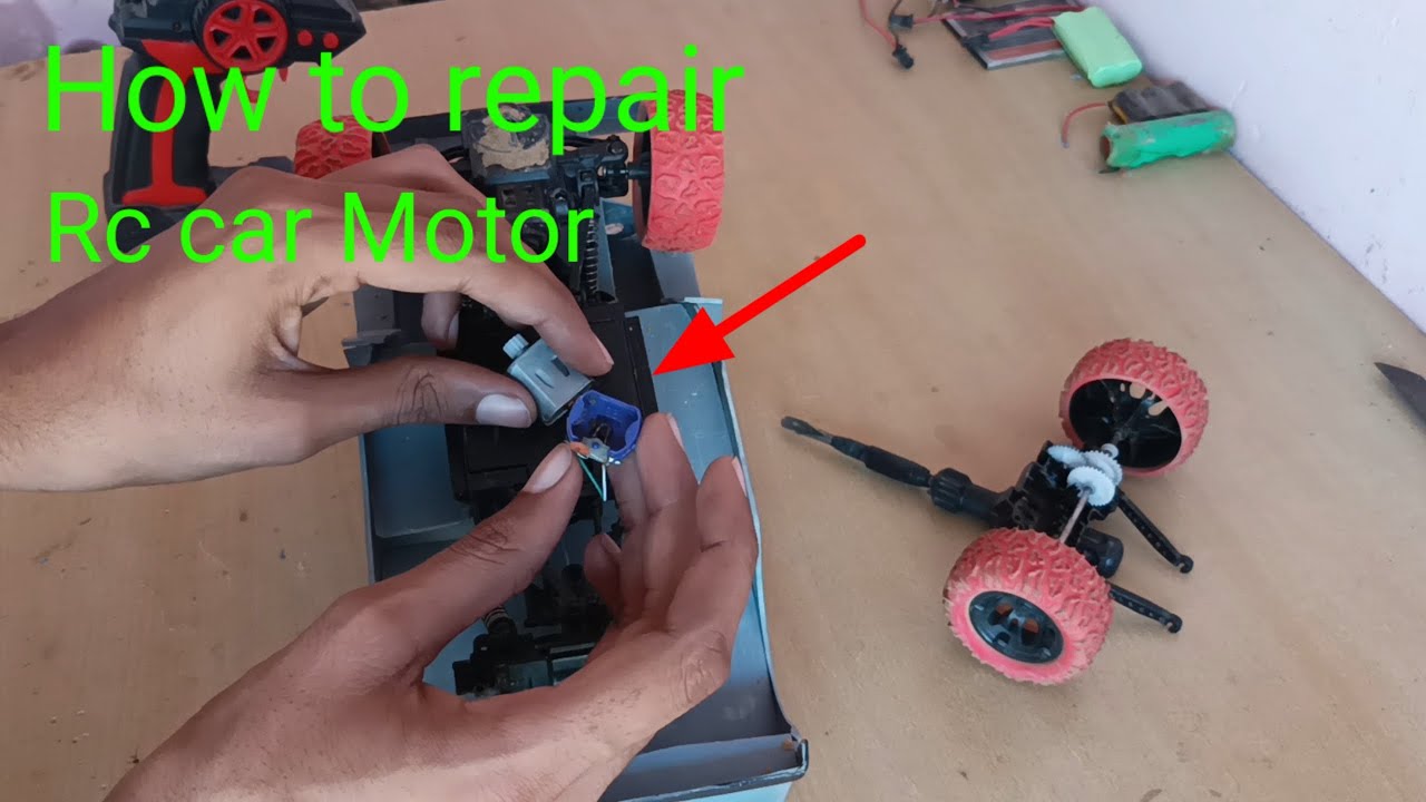 How to repair rc car motor homemade - YouTube