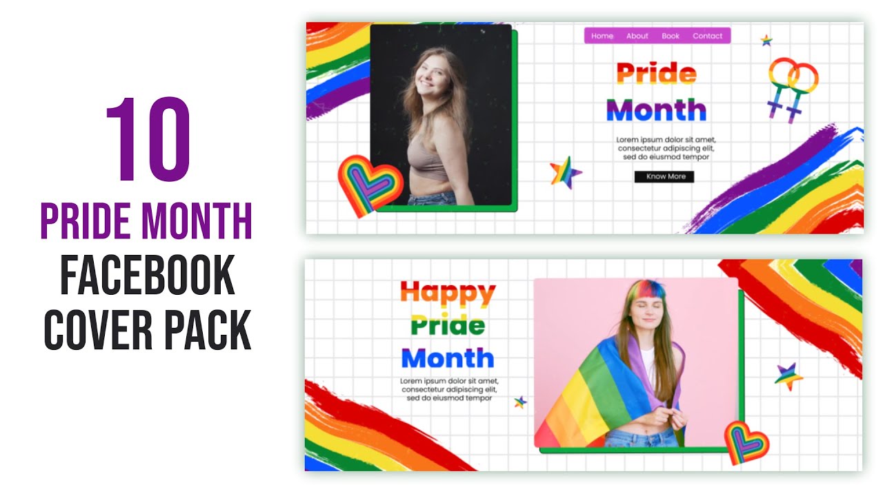 Pride Month Facebook Cover | Motion Graphic Video Animation | After ...