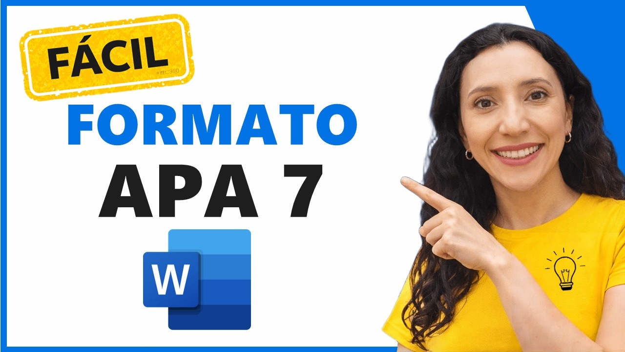 🤩🖥️ Formato APA 7 en Word FÁCIL (margen, fuente, interlineado ...