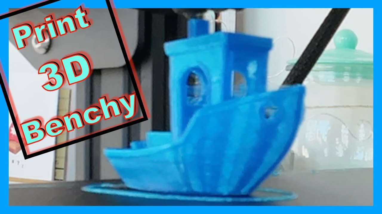 Lets 3D print a Benchy in blue TPU - YouTube