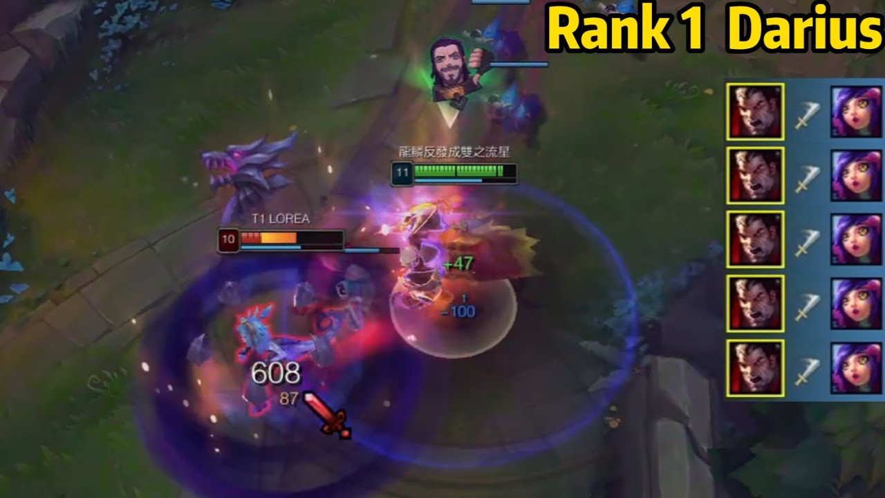 Rank 1 Darius: He is the Most AGGRESSIVE Darius in the Early Game ...