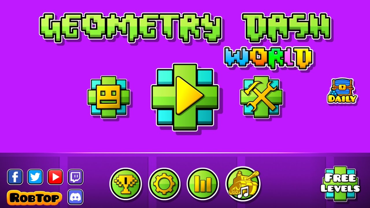geometry dash on android tab - YouTube