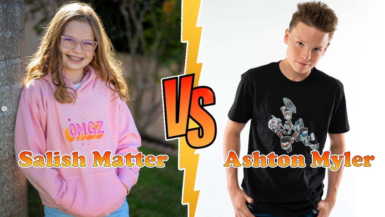 Salish Matter VS Ashton Myler (Ninja Kids Tv) Stunning Transformation ⭐ From Baby To Now - YouTube