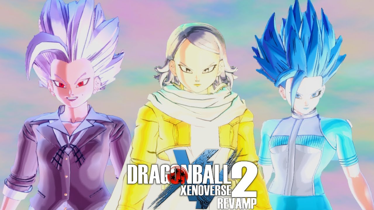 New Transforming Revamp CAC Female Hairstyles! Dragon Ball Xenoverse 2 ...