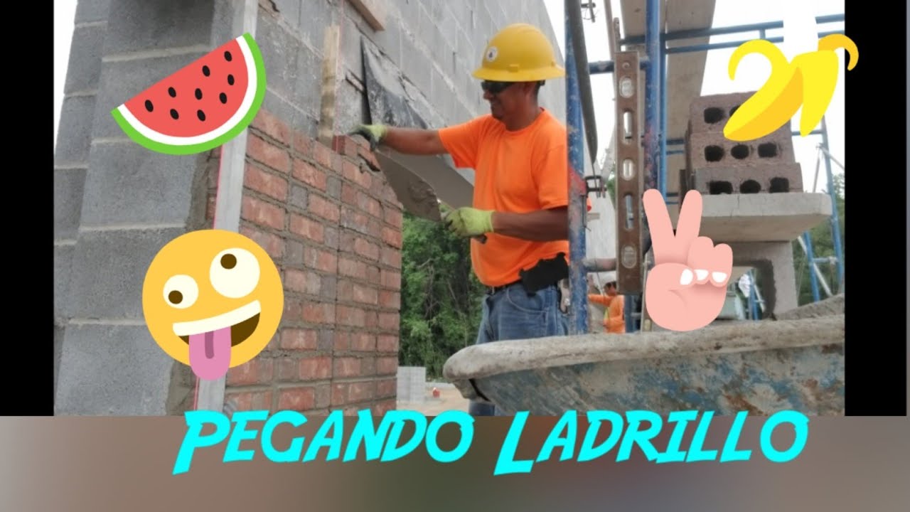 #BrickLayer#Construccion# Como Pegar Ladrillo, Pegando Ladrillo en ...