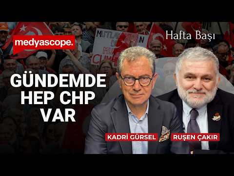 Gündemde hep CHP var | Savaş bitti mi? | Kadri Gürsel & Ruşen Çakır | Hafta Başı #CANLI