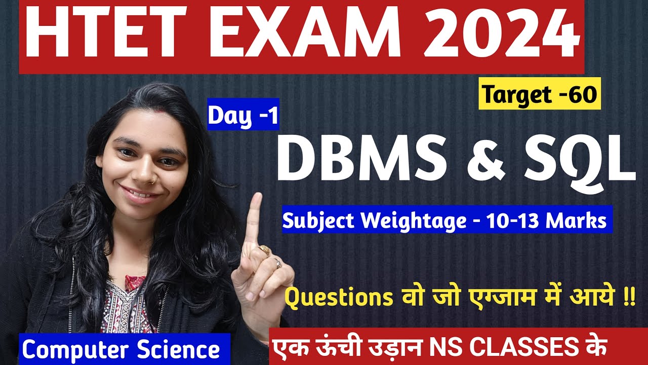 Day 2 Normalisation In Dbms Nsclasses Htet Youtube 1505