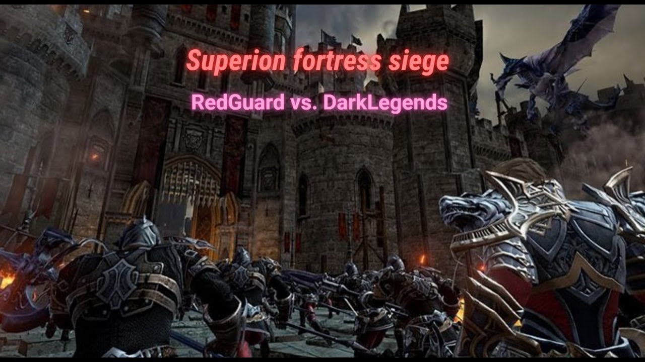 [Lineage 2 Revolution] Superior fortress siege. RedGuard vs ...