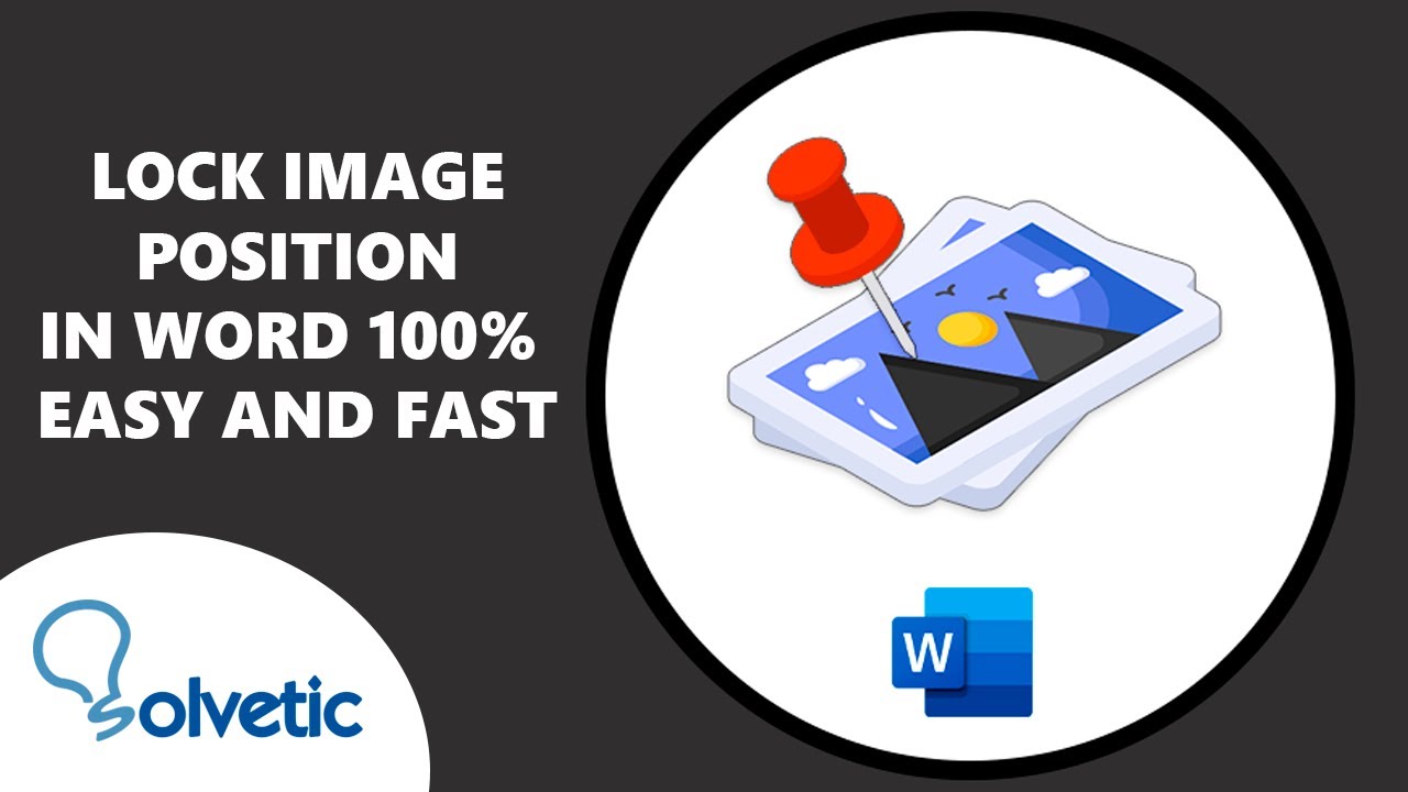 LOCK IMAGE POSITION in WORD 100% EASY and FAST - YouTube