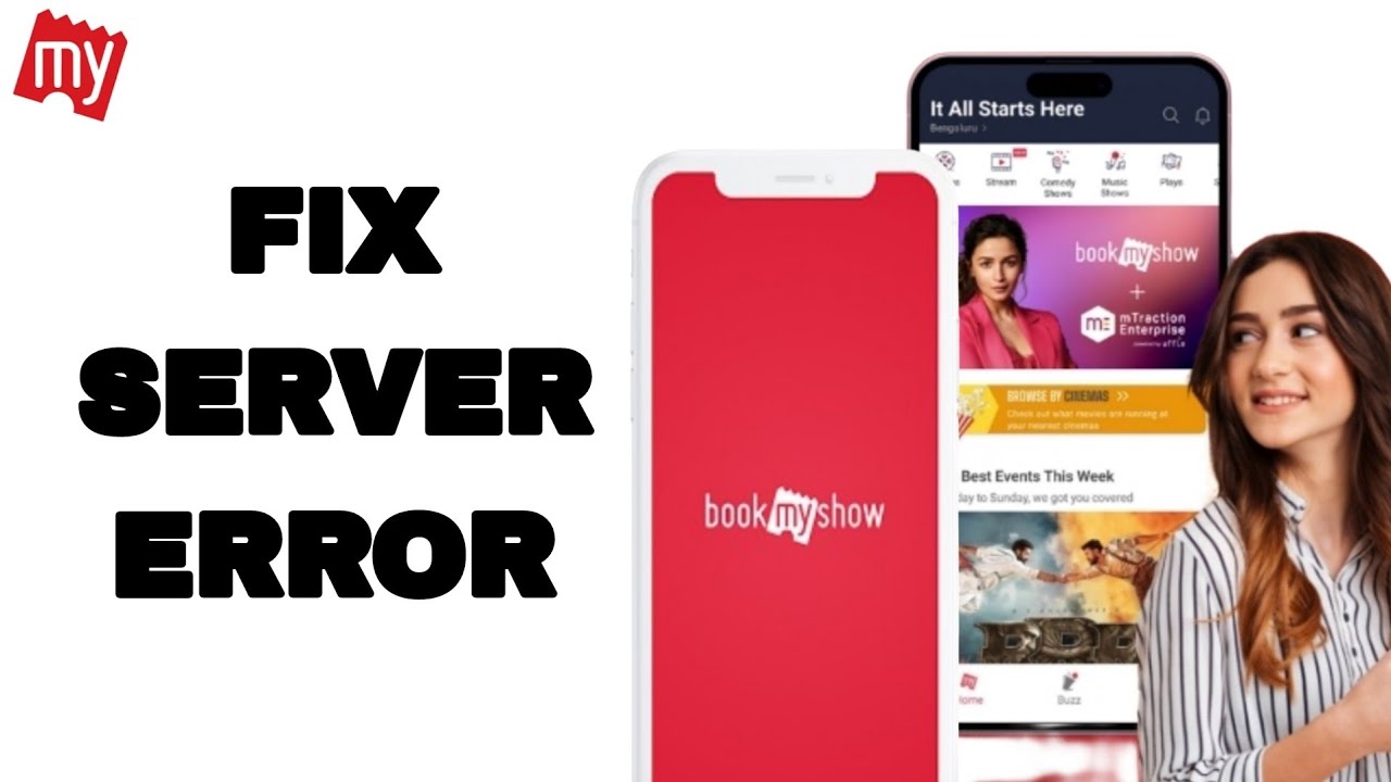 How To Fix And Solve Server Error On BookMyShow App | Easy Fix - YouTube