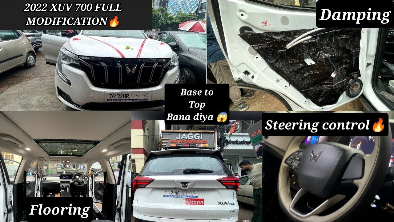 XUV 700 MODIFIED | XUV 700 BASE TO TOP MODIFIED | XUV 700 LUXURY SEAT ...