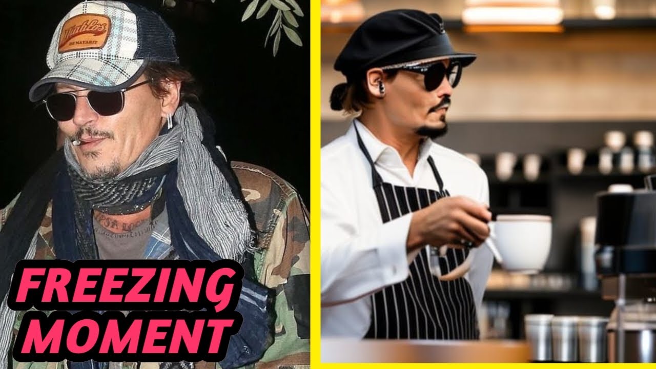 Johnny Depp Orders Coffee at His Own Café, Freezes When He Hears 2 ...