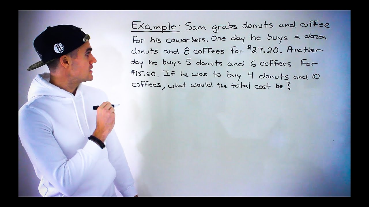 Grade 10 Math MPM2D Finding Prices Of Items With Linear System Word Grade 10 Math MPM2D Finding Prices Of Items With Linear System Word