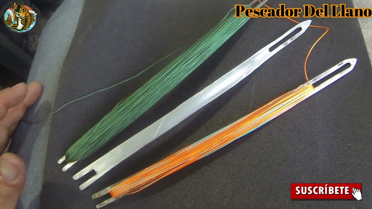 Comó Hacer Agujas Para Atarrayas de Pesca con menos de 1 dolar/Making ...