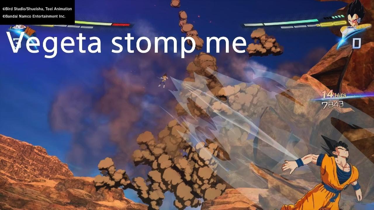 DRAGON BALL: Sparking! ZERO_ Vegeta stomp me - YouTube