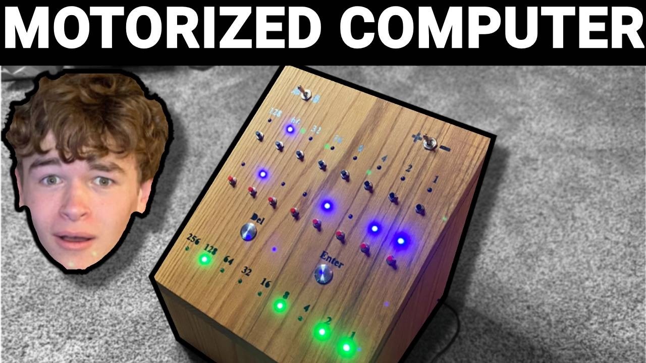 I spent all summer building THIS! (relay computer) - YouTube