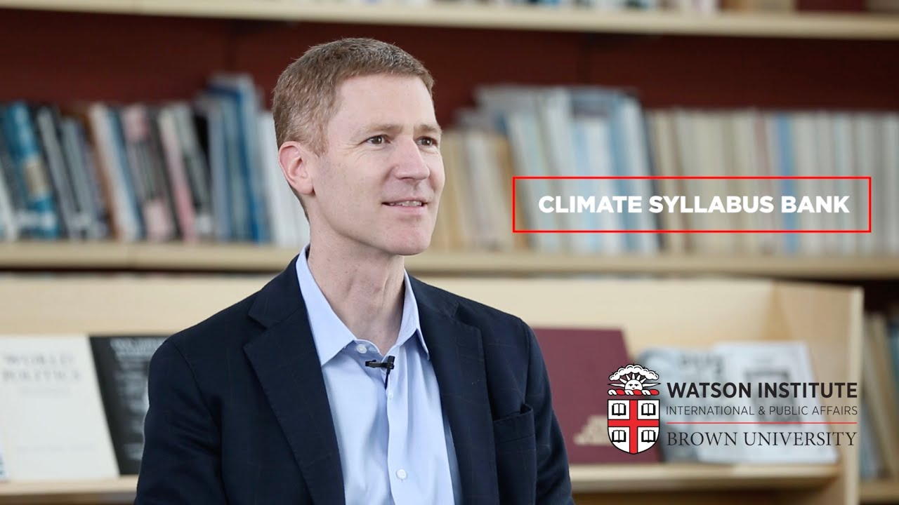 Professor Jeff Colgan on the Climate Syllabus Bank - YouTube