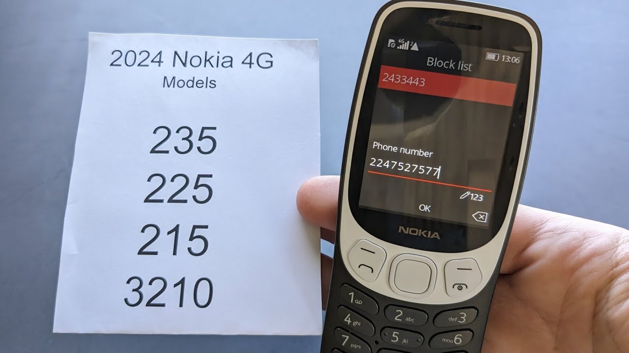 Block Number on Nokia 235 , 225 , 215 4G 2024 Blacklist Number or ...