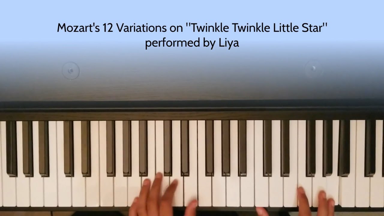 Mozart's Variations on Twinkle Twinkle // Classical Piano - YouTube