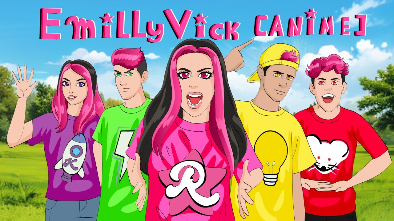 EMILLY VICK DESENHO ANIMADO - Emilly Vick e grupo dos Rosas (animação ...