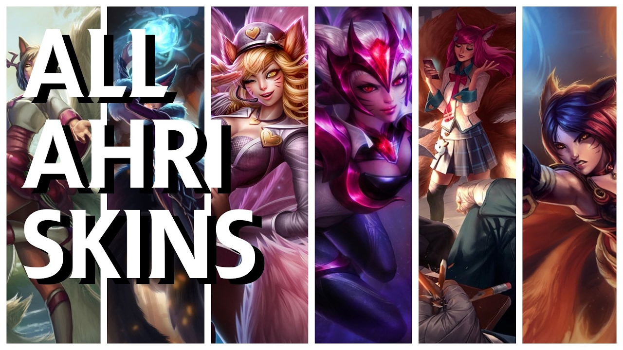 Todas las Skins de Ahri / All Ahri Skins - YouTube