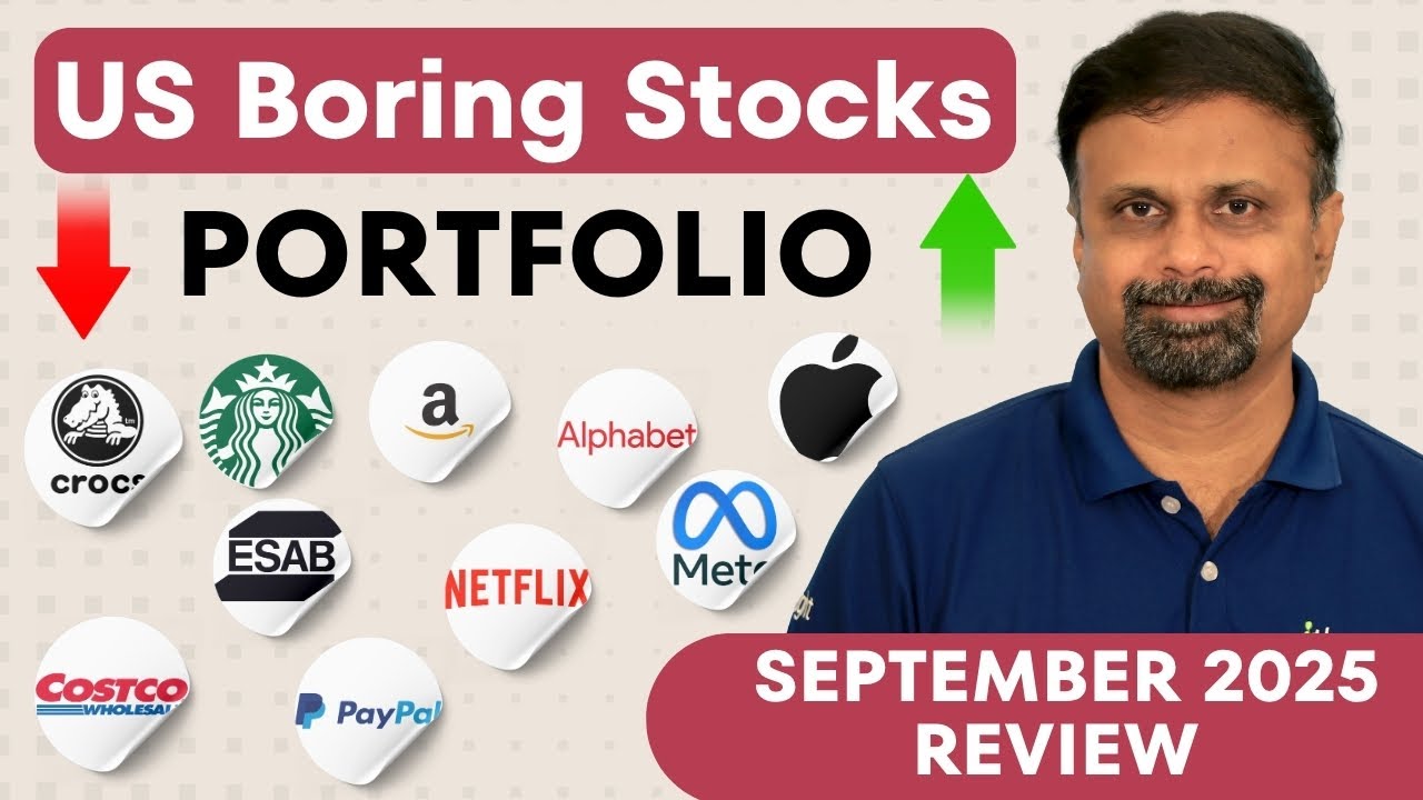 US Boring Stocks Portfolio September 2025 Review | Shyam Sekhar - YouTube