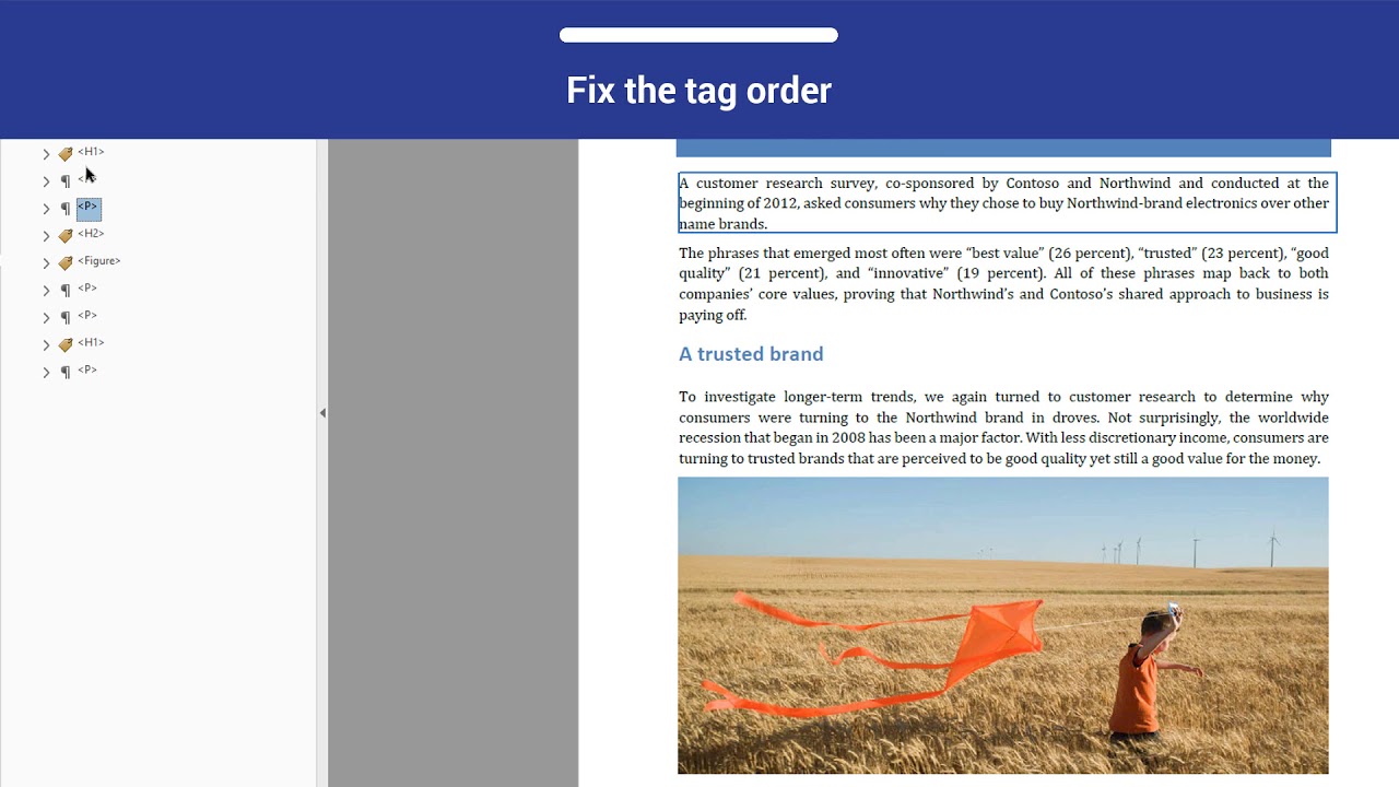 PDF Accessibility: Reading Order - YouTube