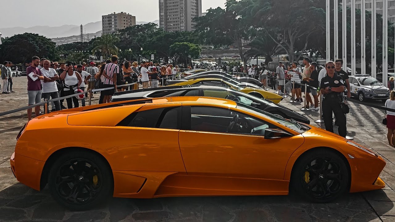 SUPERCARS in Tenerife #5 (308 Koenig, Murciélago, AC Cobra, Roma ...