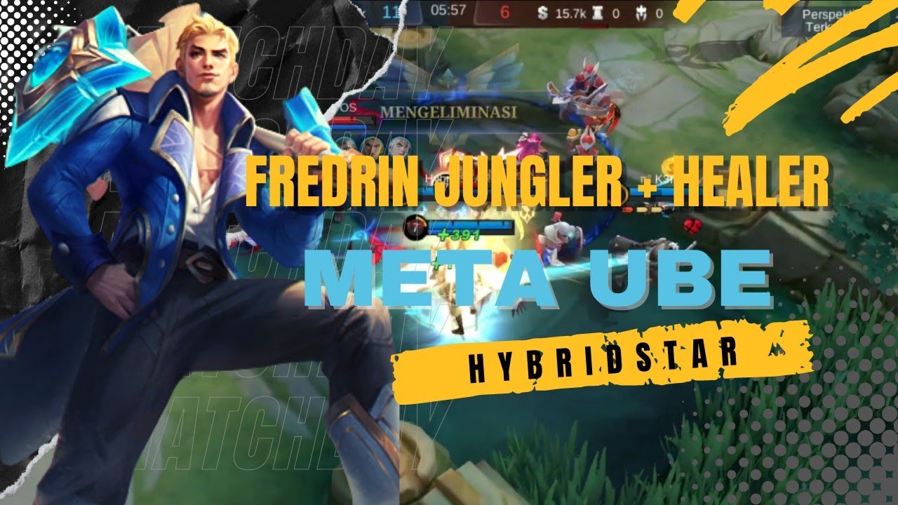 COMBO SAMA HEALER, FREDRIN JADI TIDAK TERKALAHKAN | BEST BUILD FREDRINN ...